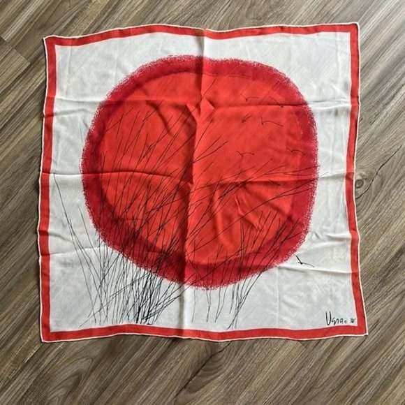 Vera Bradley | Accessories | Vtg Vera Rising Sun Silk Prairie Scarf ...